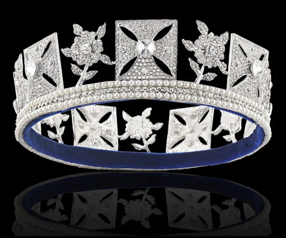 Diamond Diadem Replica Crown | The Royal Look For Less – The Royal Look ...